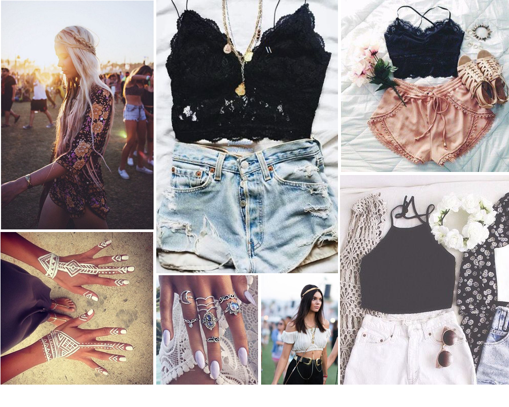MOODBOARD PINTEREST - LA SAISON DES FESTIVALS - LaBoodeuse.Com